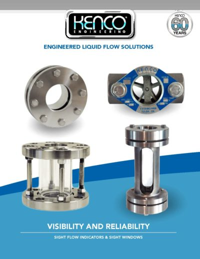 SIGHT FLOW INDICATORS AND SIGHT WINDOWS 04.18 - Kenco