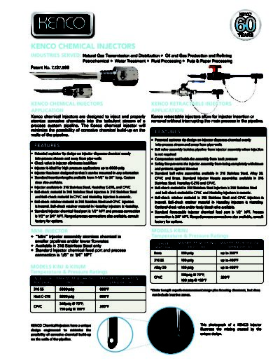 CHEMICAL INJECTORS 02.21 - Kenco